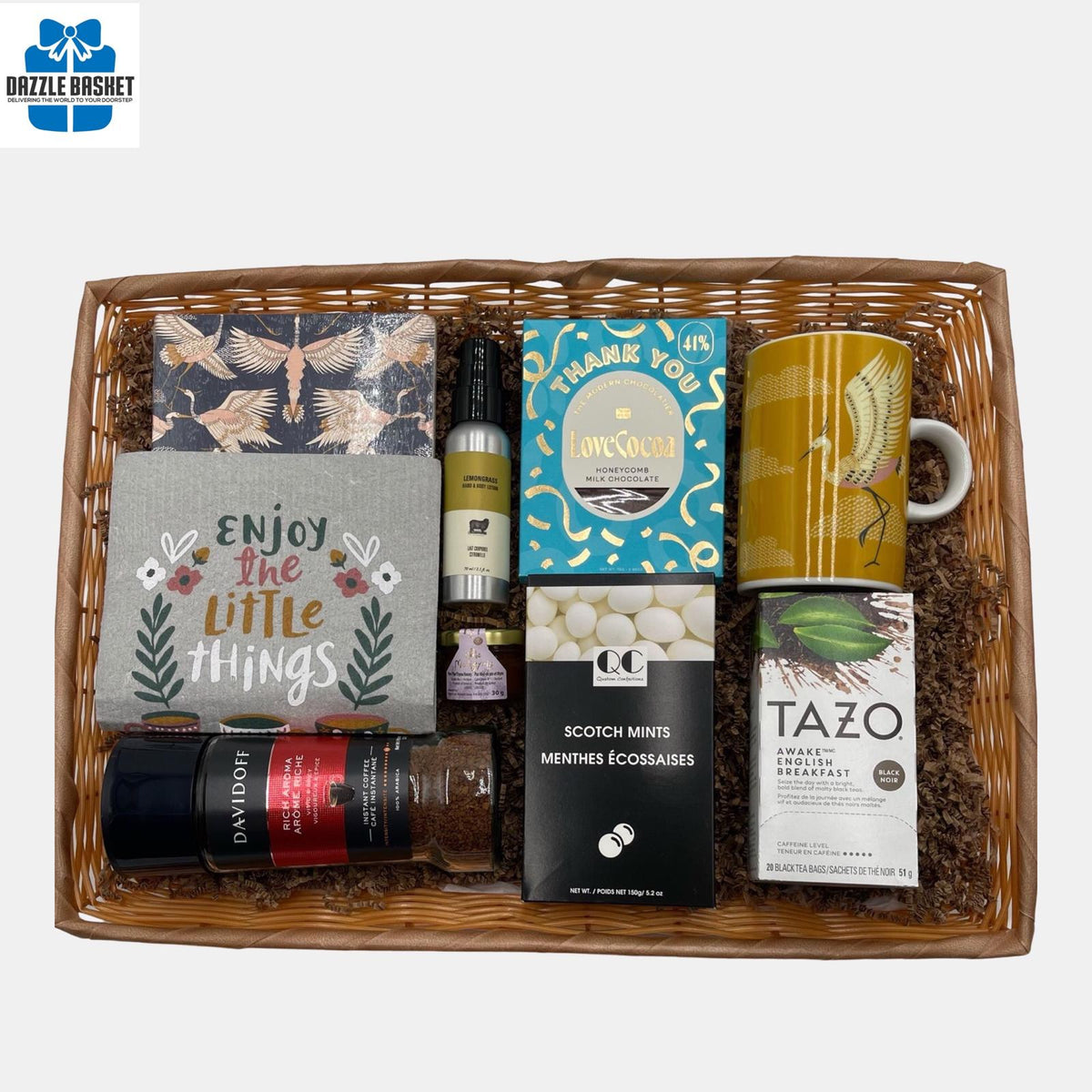 Finest Thank you Gift Calgary Offers: Grateful Goodies – Dazzle Basket