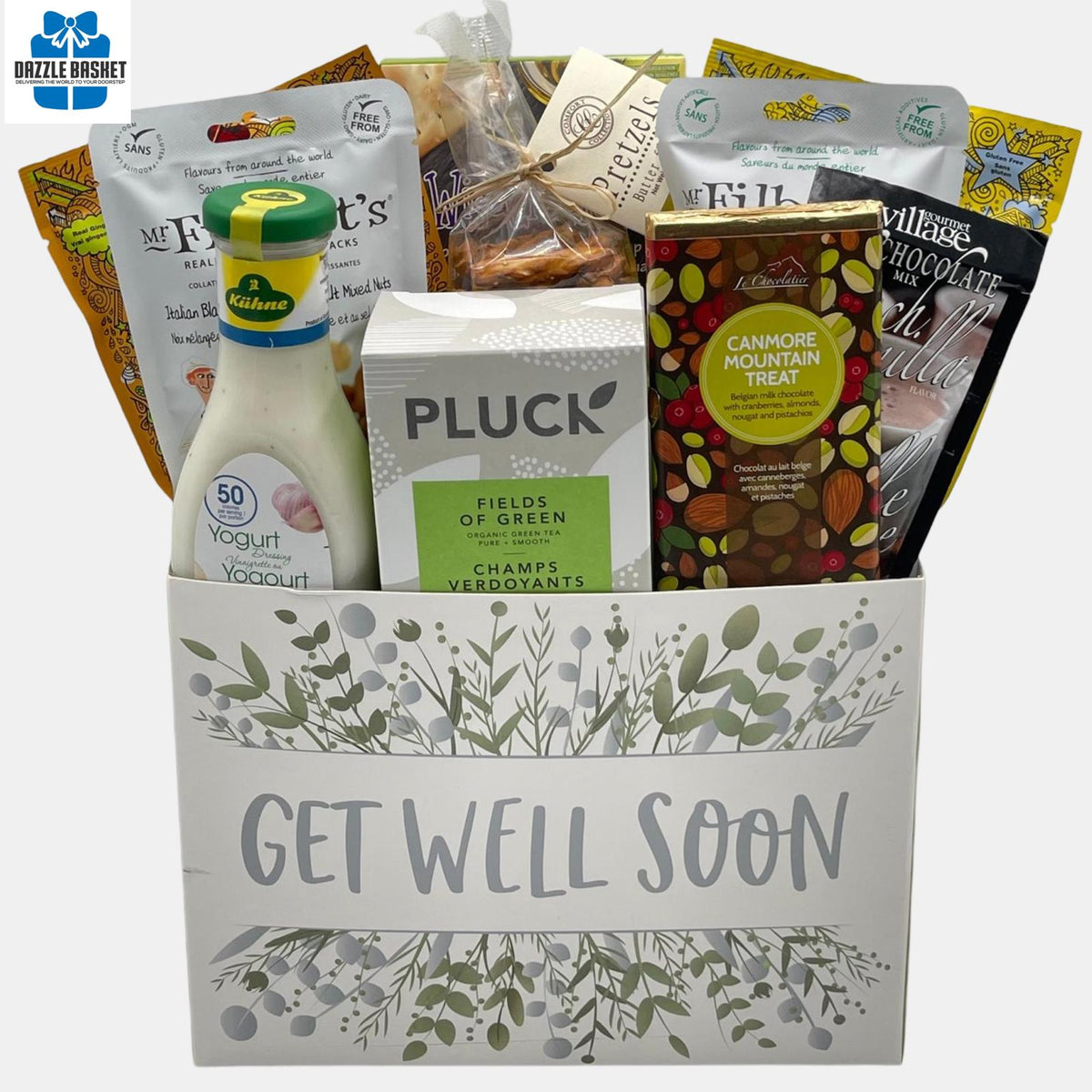 Get Well Gift Basket: Get Well Soon – Dazzle Basket