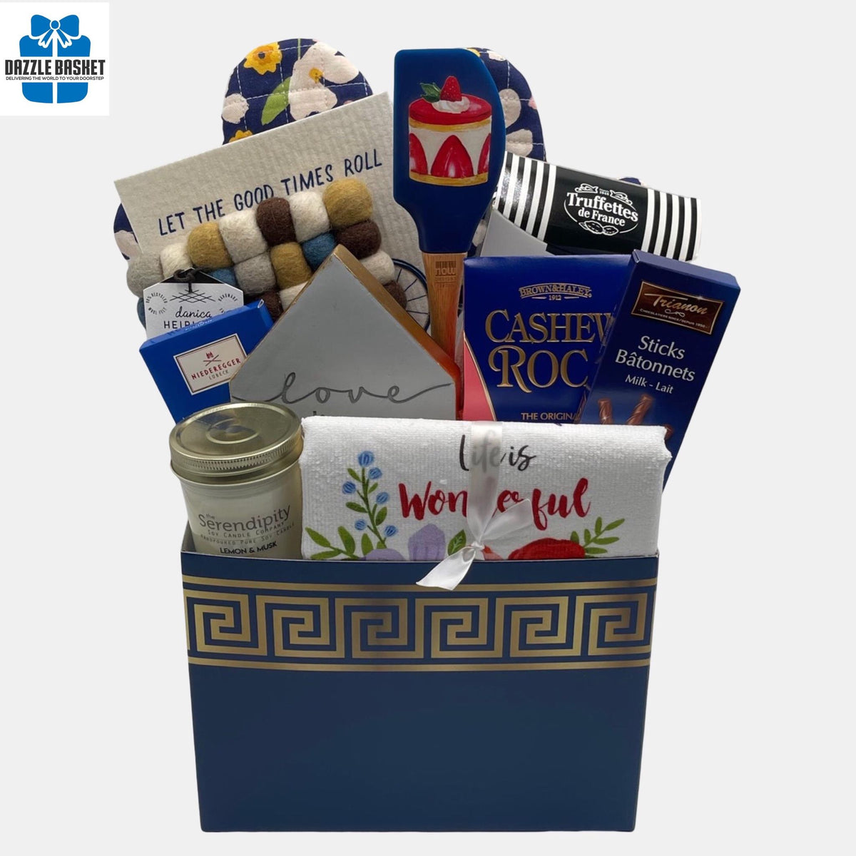 Housewarming Gift Basket: A wonderful Life – Dazzle Basket